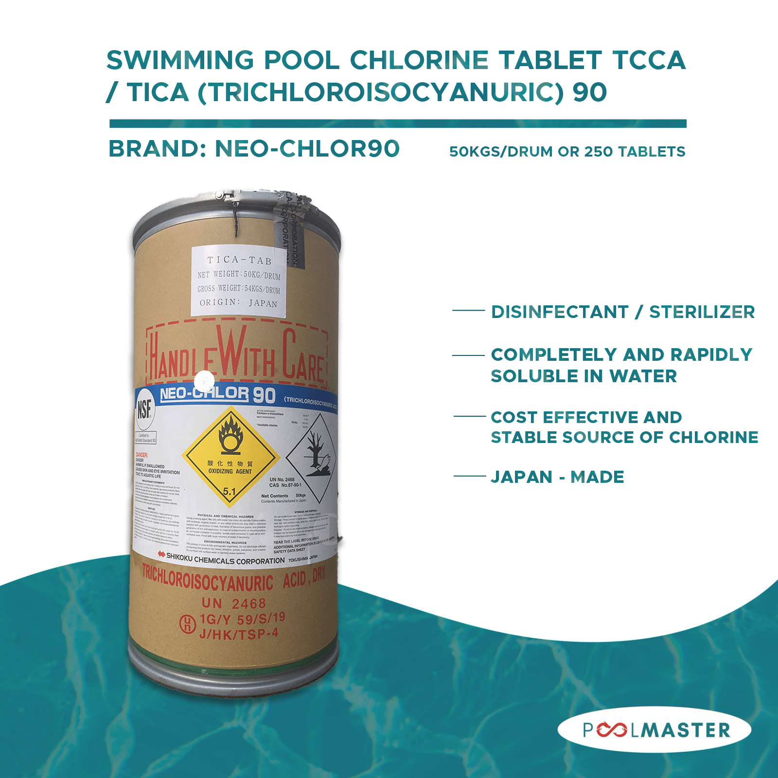 CHLORINE – POOLMASTER